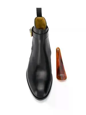 SCAROSSO Taylor Buckled Ankle Boots