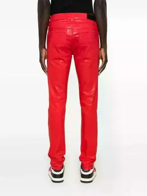 Amiri Waxed Mx1 Skinny Jeans