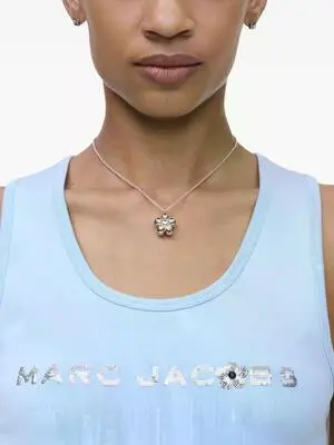 Marc Jacobs Daisy Pendant Necklace - Silver