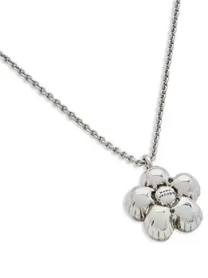 Marc Jacobs Daisy Pendant Necklace - Silver