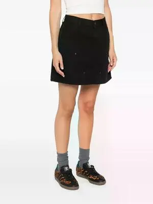 Carhartt Work In Progress Patch-pocket Mini Skirt - Black