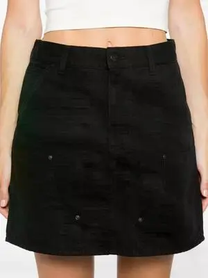 Carhartt Work In Progress Patch-pocket Mini Skirt - Black
