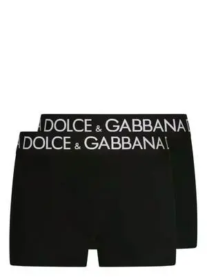 Dolce & Gabbana Logo Boxers - Black