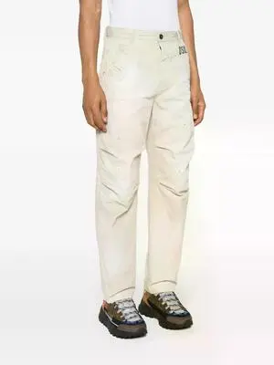 Dsquared2 Straight-leg Trousers With Graphic Print