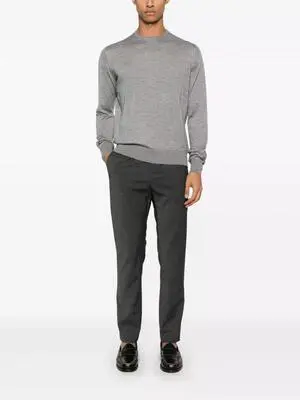 Bruno Manetti Fine-knit Sweater - Grey