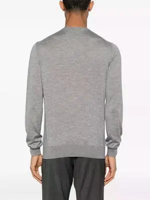 Bruno Manetti Fine-knit Sweater - Grey