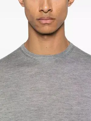 Bruno Manetti Fine-knit Sweater - Grey