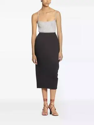 LANVIN Ribbed Knit Top