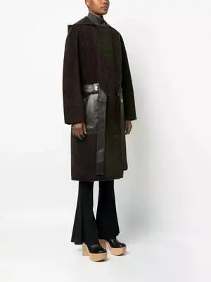 LOW CLASSIC Reversible Faux-leather And Shearling Coat