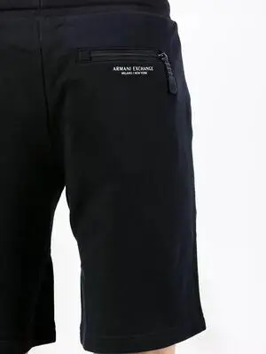 Armani Exchange Cotton Drawstring Track Shorts