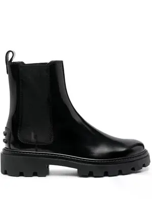 TOD'S Studded Leather Chelsea Boots