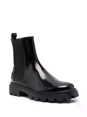 TOD'S Studded Leather Chelsea Boots