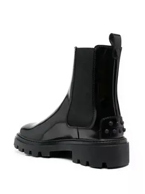 TOD'S Studded Leather Chelsea Boots