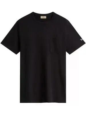 Woolrich Logo-embroidered T-shirt - Black