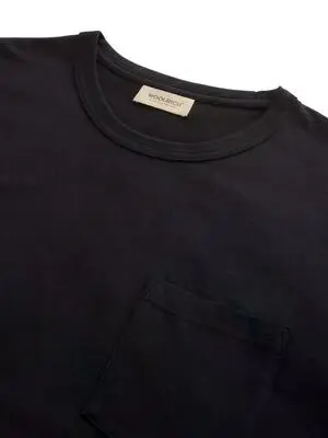 Woolrich Logo-embroidered T-shirt - Black
