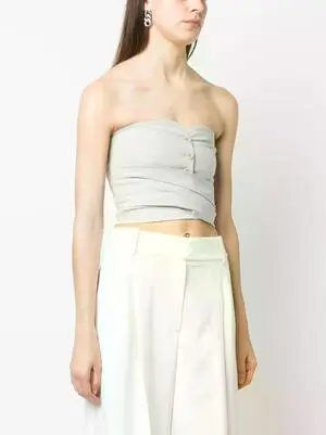 Philosophy Di Lorenzo Serafini Wraparound Strapless Cropped Top