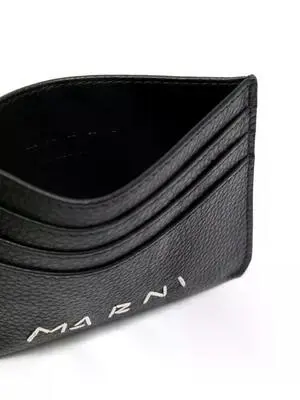 Marni Logo-embroidered Cardholder
