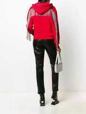 Philipp Plein Zip-up Logo Print Hoodie