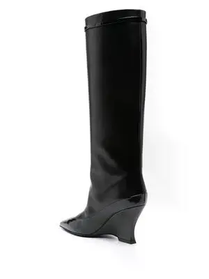 Givenchy Raven 80mm Leather Boots - Black