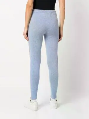 MADISON MAISON Laminated-stripe Cashmere Trousers