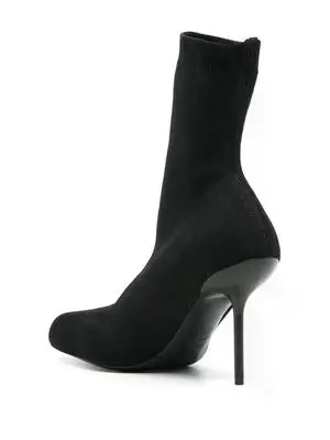 Balenciaga 100mm Knitted Ankle Boots