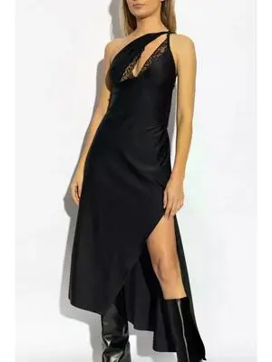 Coperni Lace-trim Detailing Dress