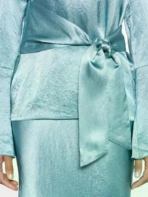 Nanushka Ilon Belted Blouse