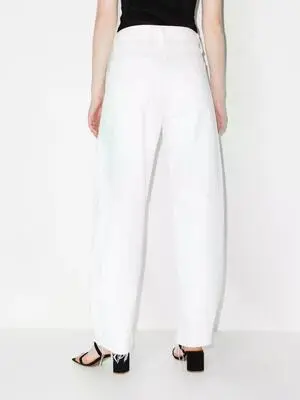 AGOLDE High-waist Wide-leg Jeans - White
