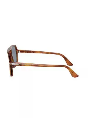 Persol Tortoiseshell-effect Pilot-frame Sunglasses