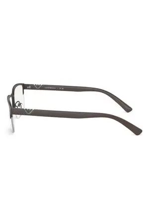 Emporio Armani Rectangle-frame Glasses - Grey