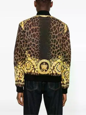 Versace Barocco-print Bomber Jacket