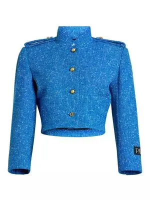 PATOU Cropped Sailor Jacket - Blue