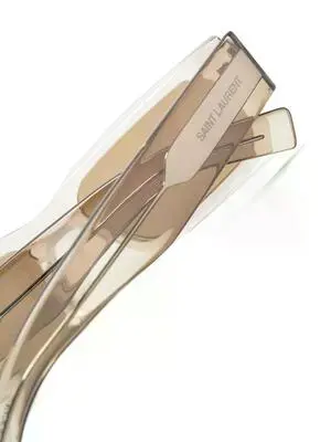 Saint Laurent Naked Wire Rectangle-frame Sunglasses