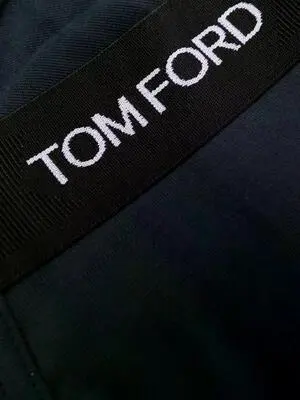 TOM FORD Logo-waistband Boxer Briefs - Blue