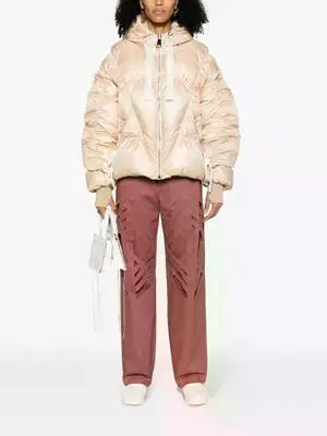 Khrisjoy Zip-up Hooded Puffer Jacket