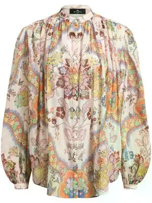 Etro Cotton Pleated Shirt
