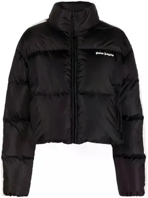 Palm Angels Logo-embroidered Puffer Jacket