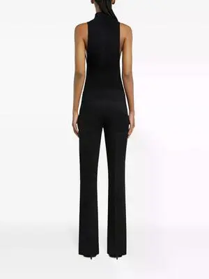COURREGES Ribbed Mock-neck Tank Top
