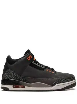 JORDAN Air 3 Fear Sneakers - Black