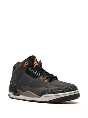 JORDAN Air 3 Fear Sneakers - Black