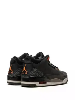 JORDAN Air 3 Fear Sneakers - Black