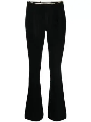 Alexander Wang Ribbed Chain-link Flared Trousers