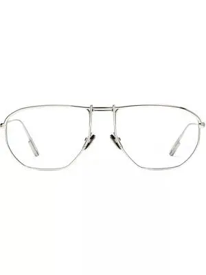 GENTLE MONSTER Elephant 02 Pilot-frame Glasses - White