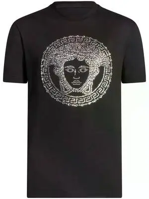Versace Medusa-rhinestone T-shirt