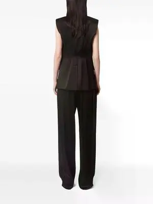 Nina Ricci Double-breasted Satin Blazer