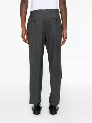 Etro Striped Pleated Trousers