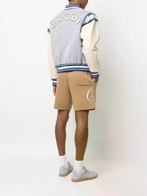 Rhude Diamond-jacquard Baseball Jacket