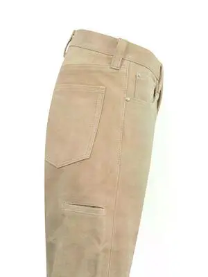 HUMAN MADE Suede Leather Trousers