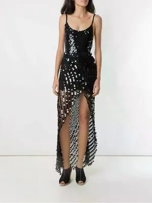 AMIR SLAMA Sequin Embellished One-piece Swimsuit