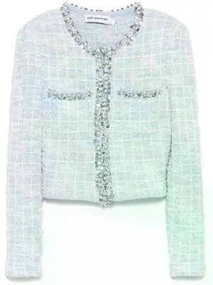 SELF-PORTRAIT Sequin And Bead Embellished Cardigan